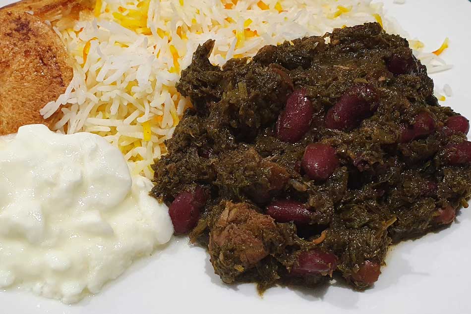 Koresht Gorme Sabzi - Persian Lamb & Herbs Stew - Persian Recipes